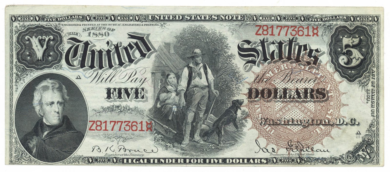 1880 $5 UNC Woodchopper Note - Buy & Sell Gold & Silver Wisely in ...