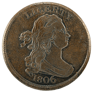 Draped Bust Half Cent (1800 -1808)
